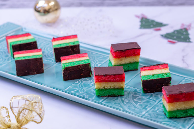 Rainbow Cookies - Kitchen-by-the-Sea