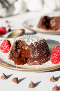 Chocolate Lava Cakes For Two - Kitchen-by-the-Sea