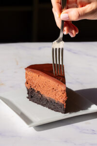 Triple Chocolate Mousse Cake - Kitchen-by-the-Sea