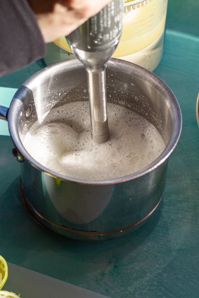 Salt Foam Passion Fruit Margarita - Kitchen-by-the-Sea