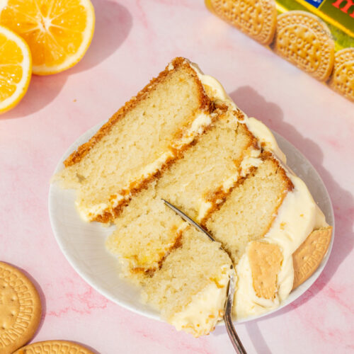 Lemon Cake with Maria Cookies - Kitchen-by-the-Sea